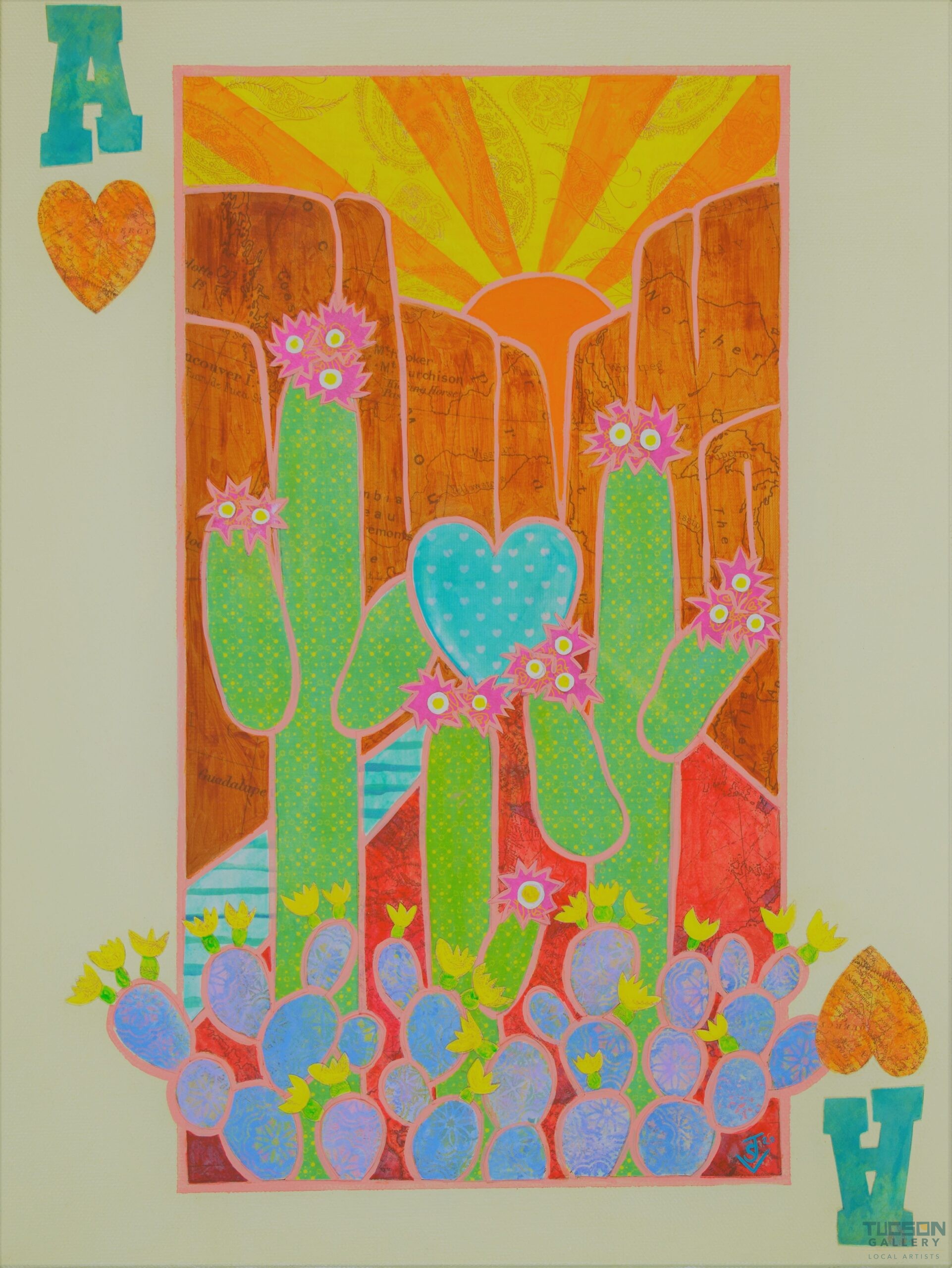 Playing Card Series - Hearts - The Tucson Gallery